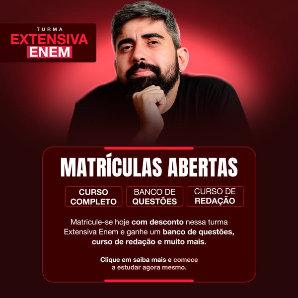 Cursinho preparatório online ENEM 2025